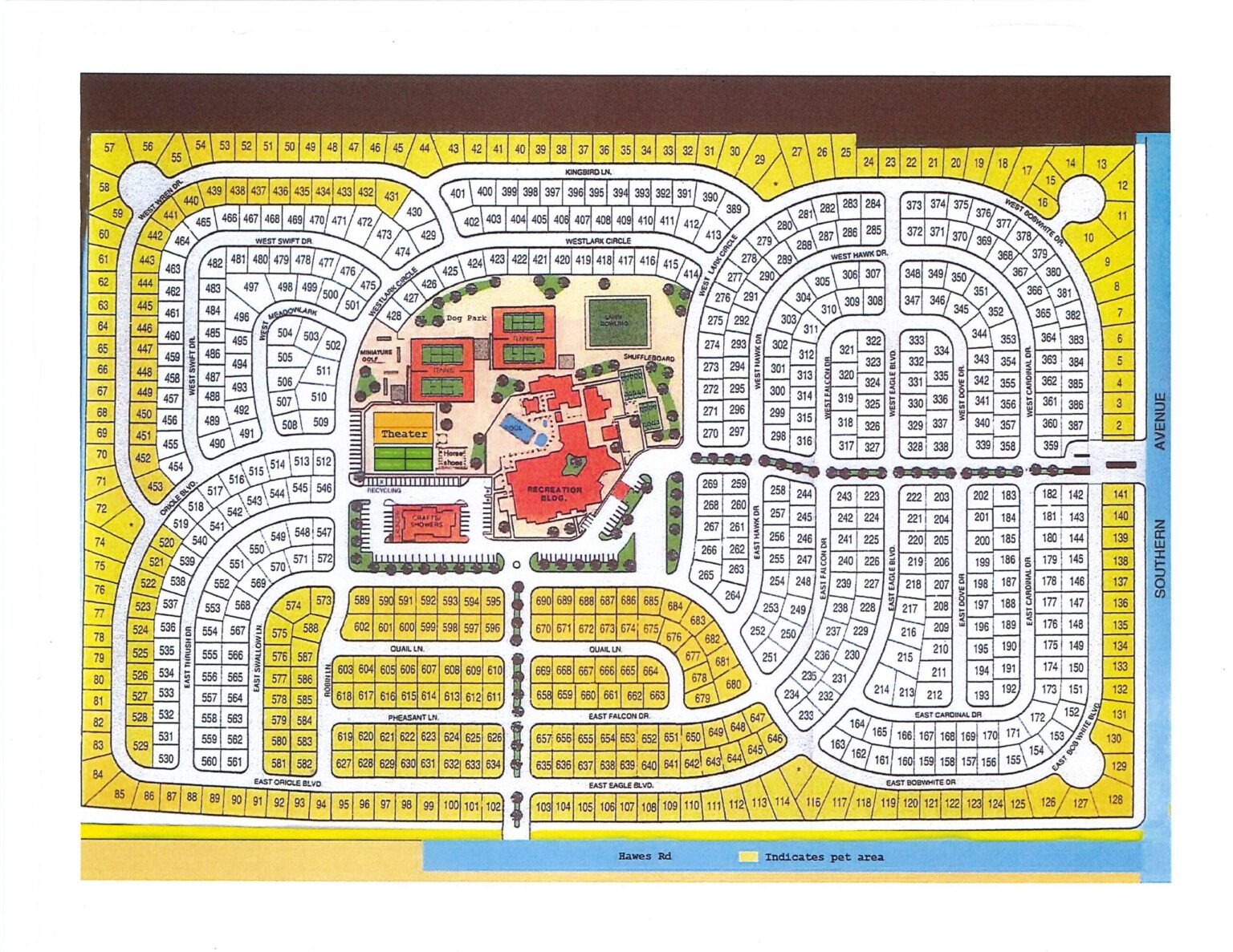 Resort Map – Silveridge RV Resort